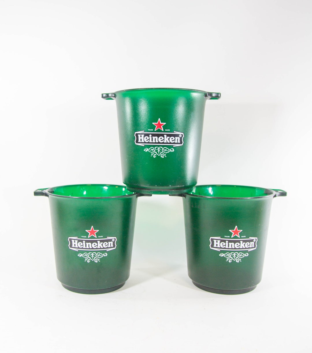 Heineken Beer Cooler Green Transparent Acrylic Vintage 90's 1 LEFT - Etsy