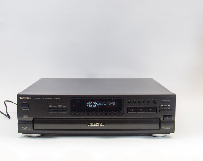 Technics CD Player 5 CD Exchange Carousel SL-PD688 Remotecontrol 1998 ...