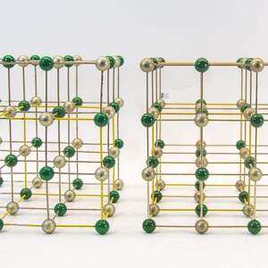 Antique Molecular Model Metal Wire Structure Czech Design Vintage 50's ...