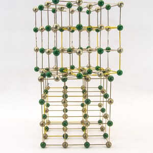 Antique Molecular Model Metal Wire Structure Czech Design Vintage 50's ...
