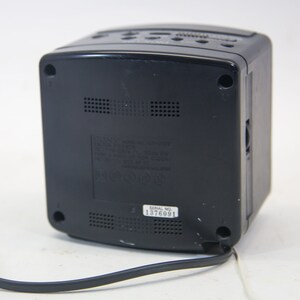 Sony Digicube | Digital Alarm Clock | Model ICF-C102 | Black | AM FM ...