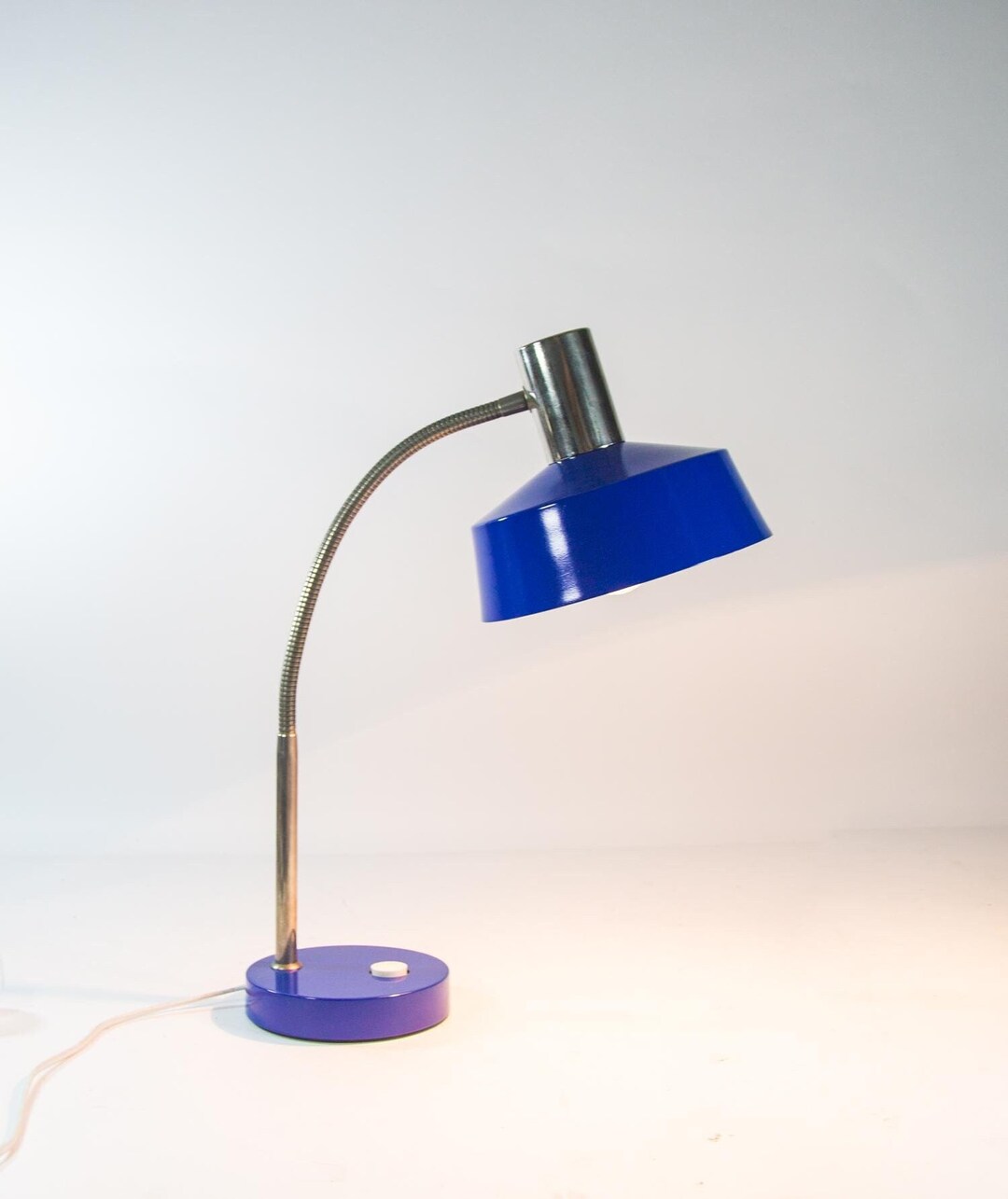 Vintage Desk Lamp | Gooseneck Arm | Restored | Vintage 60's - Etsy