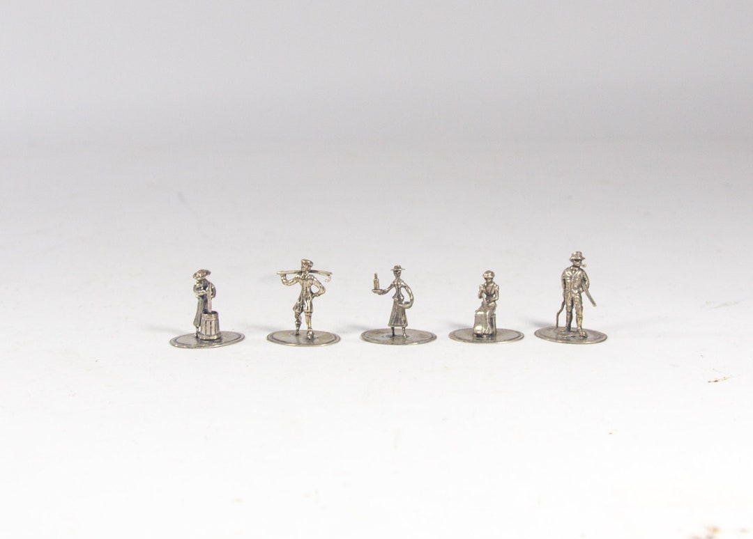 Silver Figurines | Working People | Set of 5 - Etsy