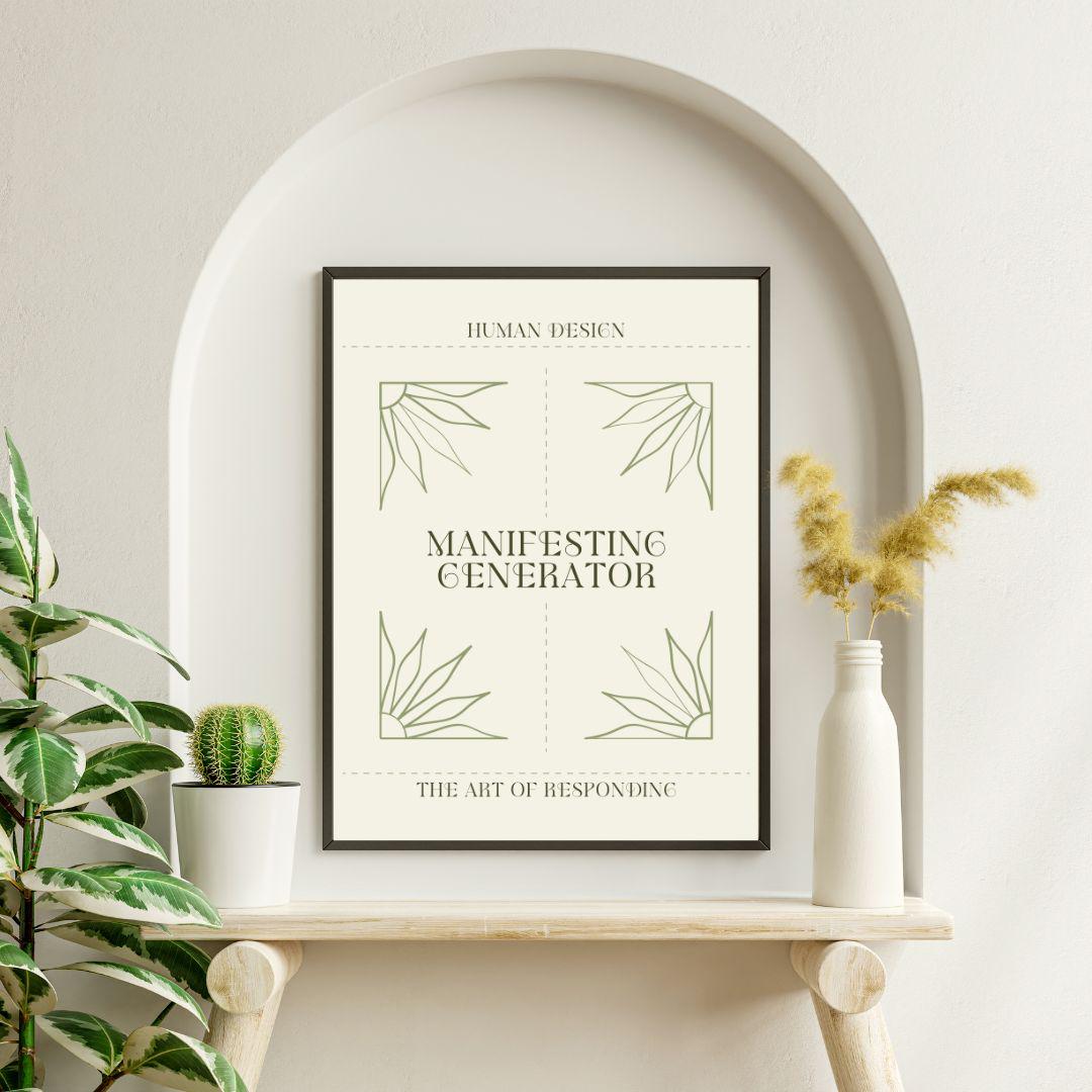 Manifesting Generator Human Design Strategy, Digital Download Art ...