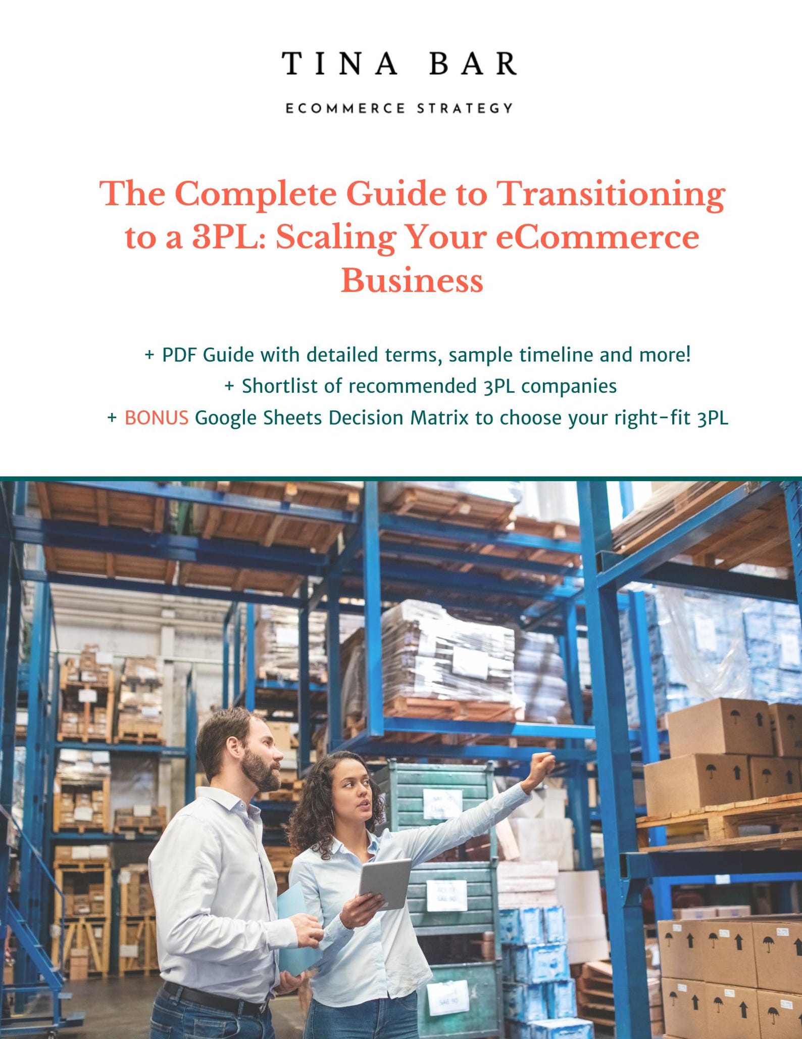 Ebook Guide to Transitioning to a 3PL: Scaling Your Ecommerce Business ...