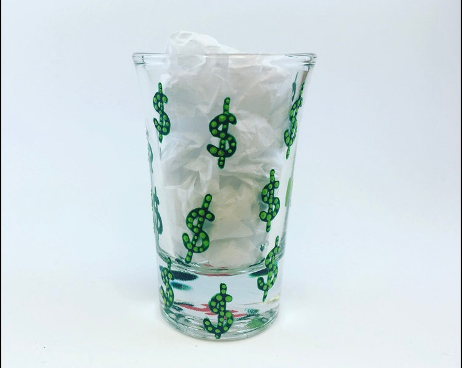 Get Money Dollar Signs Shot Glass | Etsy