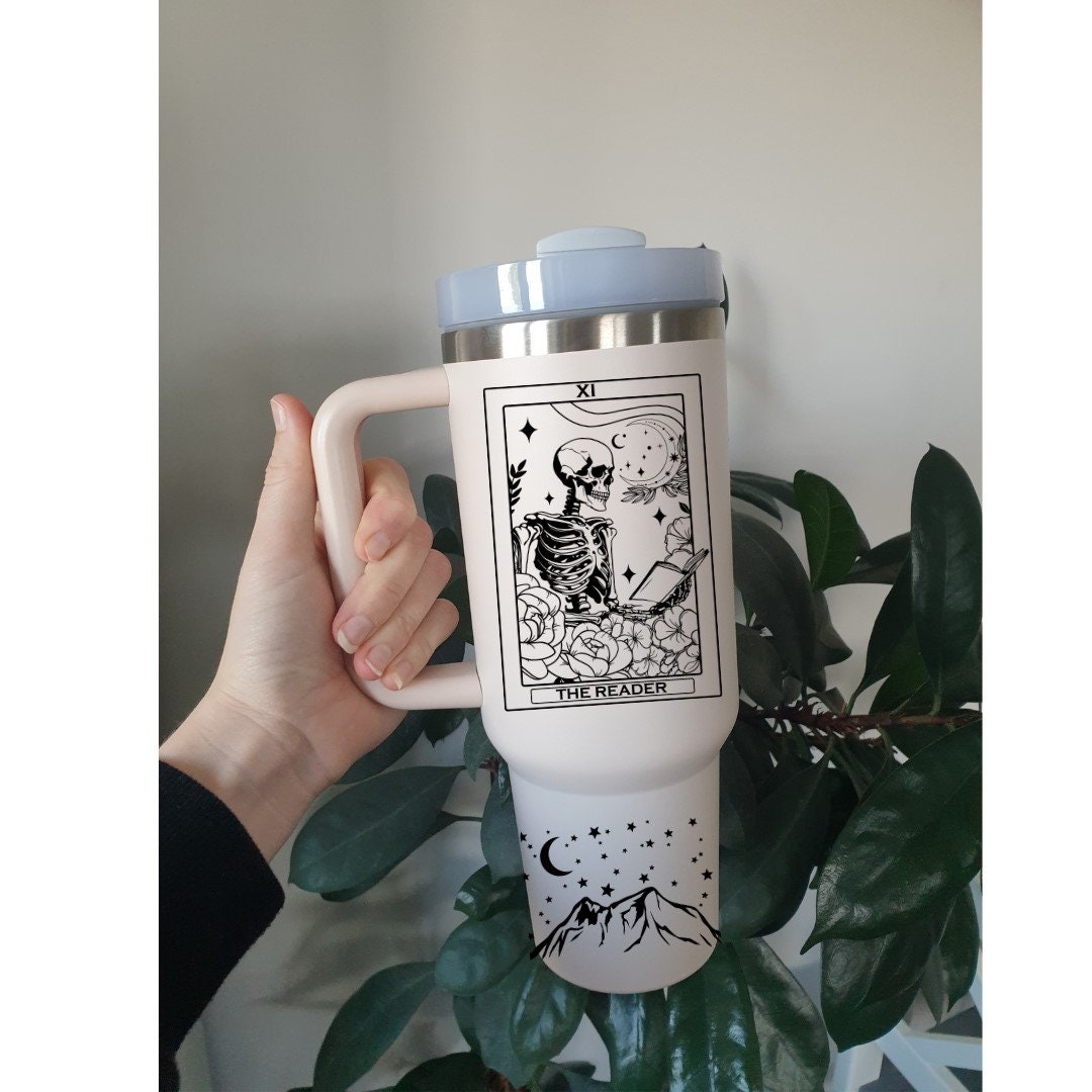 The Reader Starlight City Tumbler 40oz, Skeleton Fantasy 40oz Tumbler ...