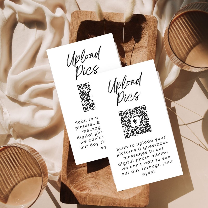 Qr Code Birthday Card - Etsy Qr Code Birthday Card - Etsy