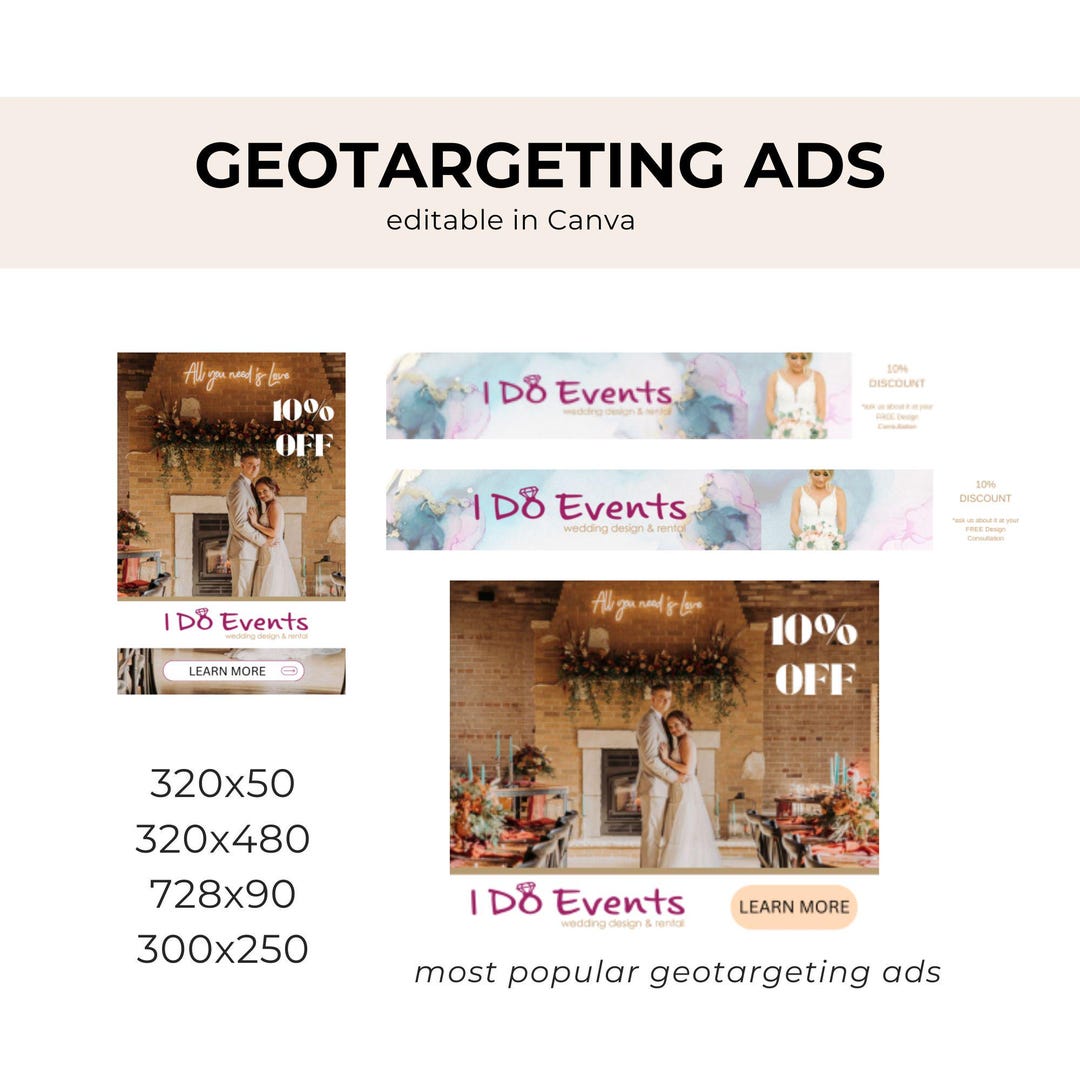 Geotargeting Ad Templates | Geofencing Ad Templates | Marketing Ad ...