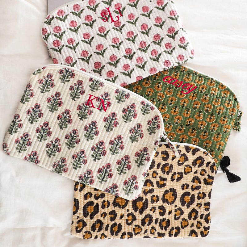 Block Printed Laptop Case - Etsy