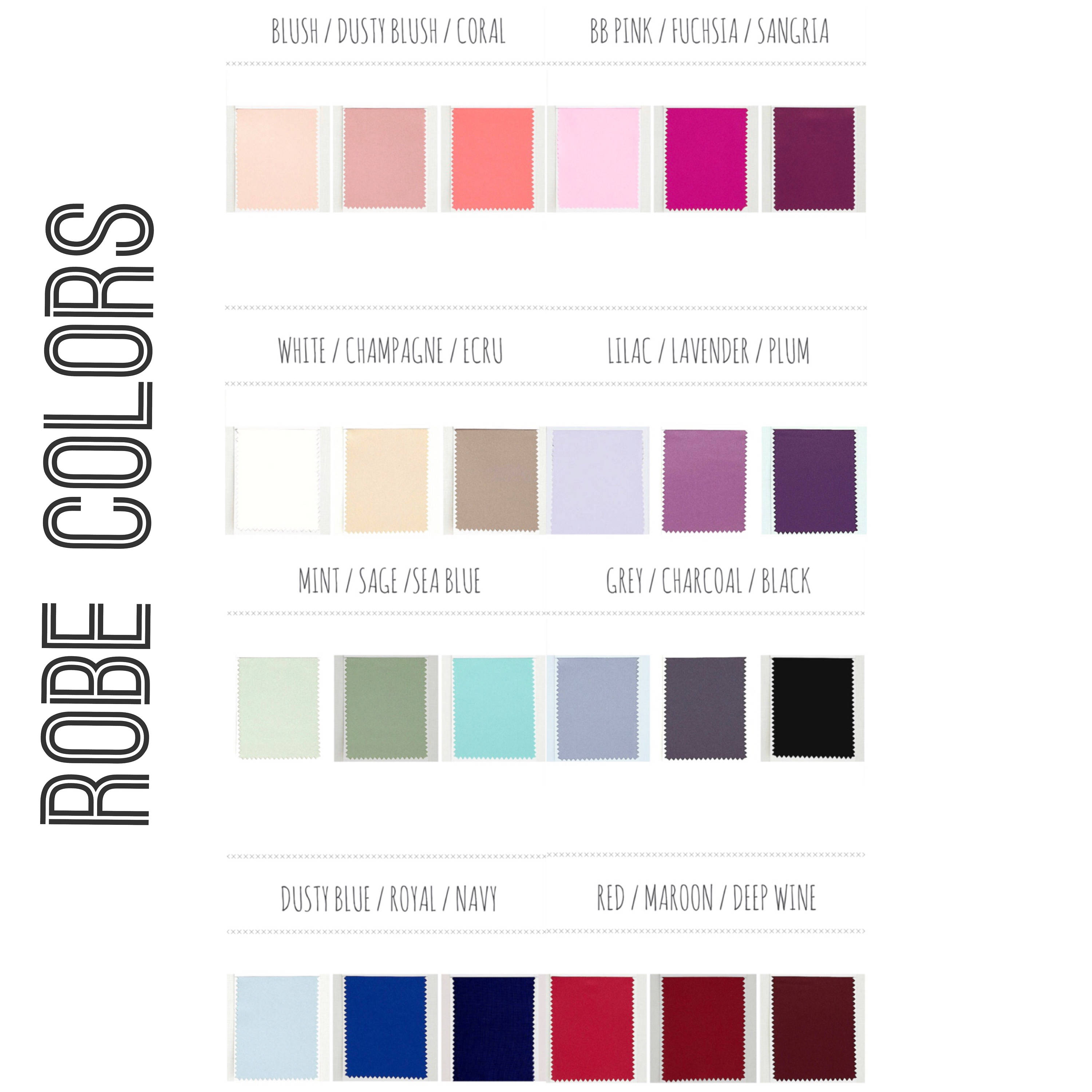 Bridesmaid Robes Custom Bridesmaid Robes Satin Bridesmaid | Etsy