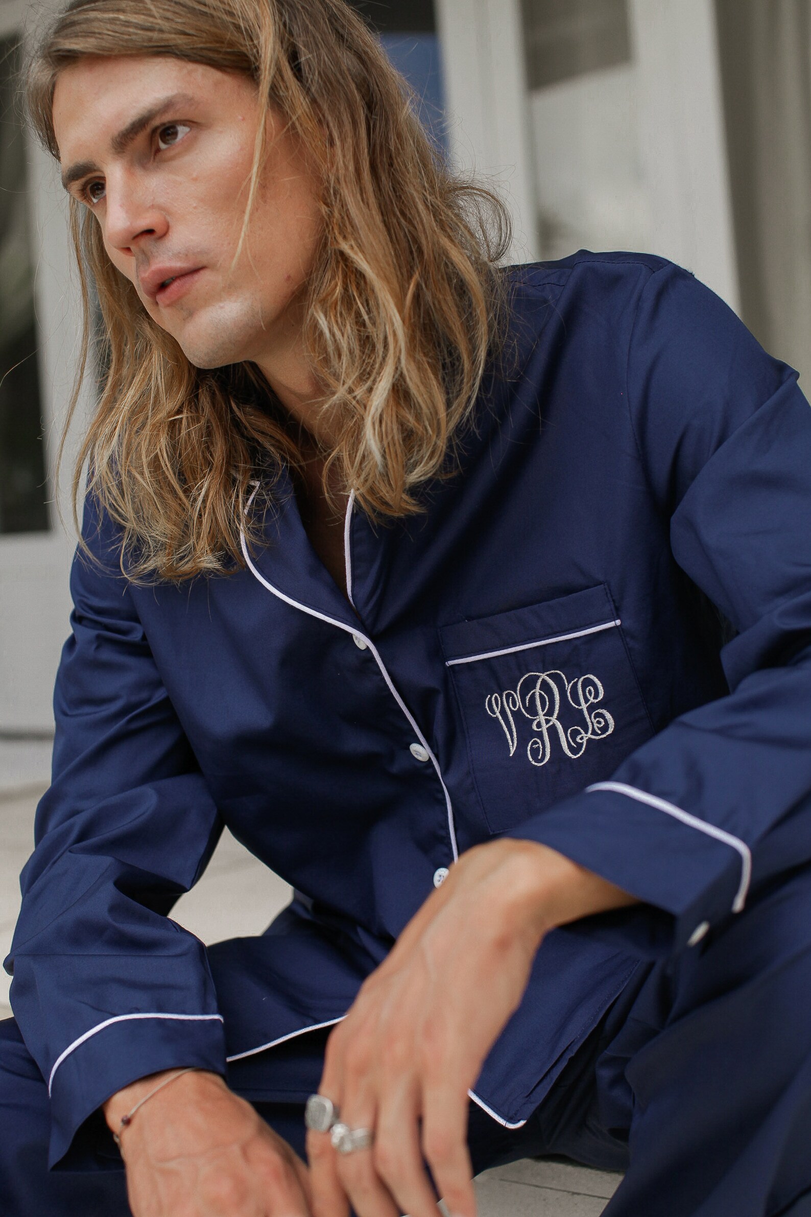 Gifts for Men Pajamas Personalized Pjs for Men Cotton | Etsy