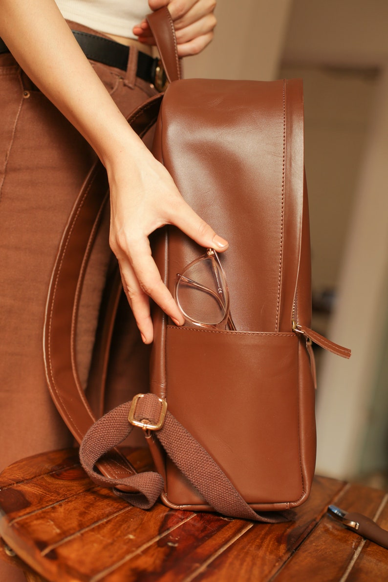 Leather Backpack Men Leather Travel Backpack Cowhide Leather - Etsy