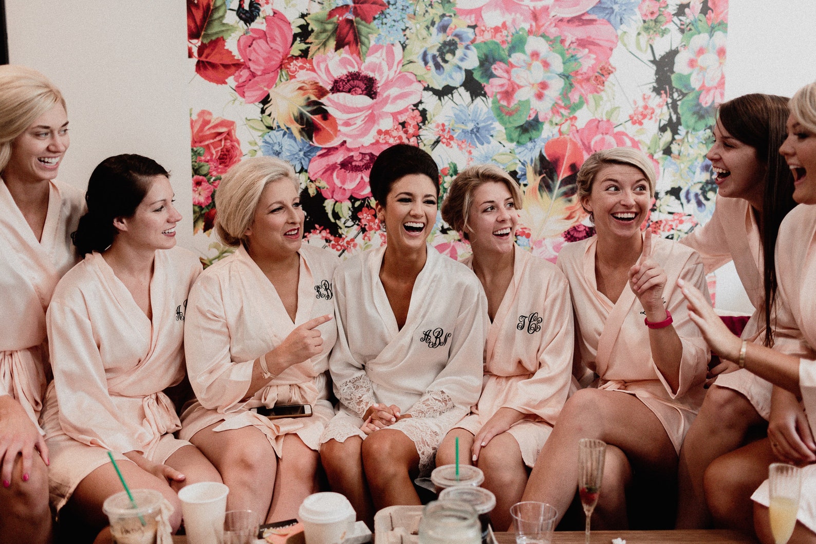 Bridesmaid Robes Bridesmaid Robe Set of 4 Bridesmaid Robe Set - Etsy