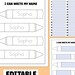Custom Name Tracing Sheet Editable Name Writing Practice Worksheet ...