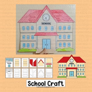 School Craft Back to School Bulletin Board Coloring Pages Activities ...