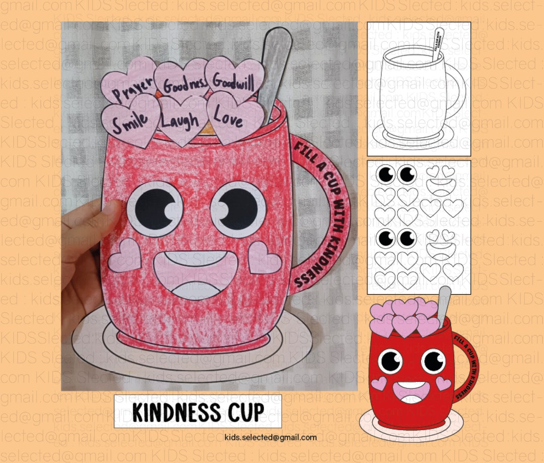 Kindness Bulletin Board Cup Activities Random Acts of Kindness Writing ...