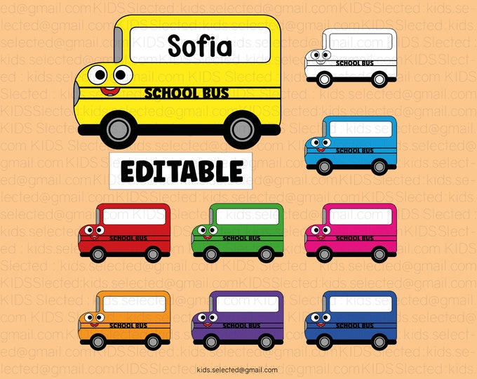 Editable Name Tags for Kids Printable Student Desk Name Plate Label ...