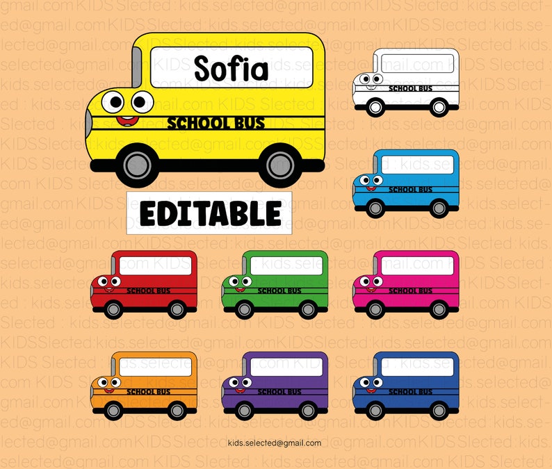 Editable Name Tags for Kids Printable Student Desk Name Plate Label ...