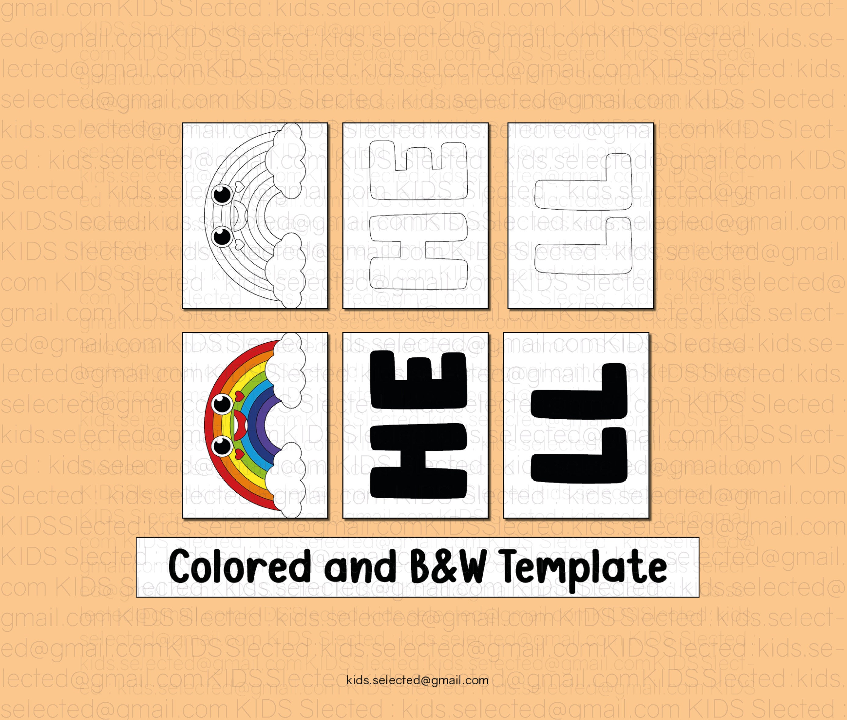 Spring Bulletin Board Flower Coloring Pages Activities Rainbow ...