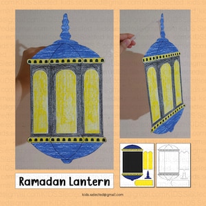 Ramadan Lantern Craft Muslim Bulletin Board Coloring Activities ...