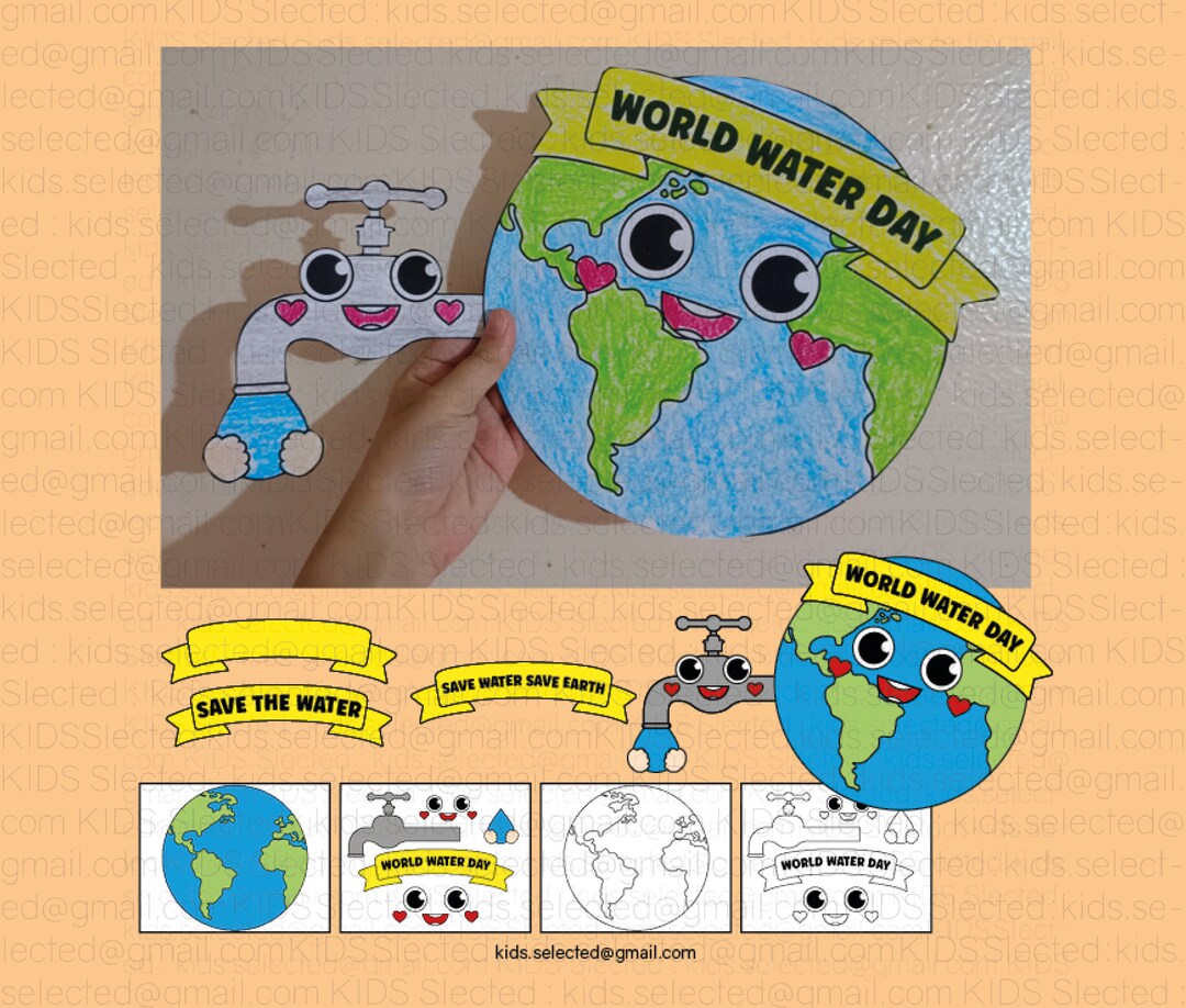 World Water Day Activities Save the Water Bulletin Board Writing ...