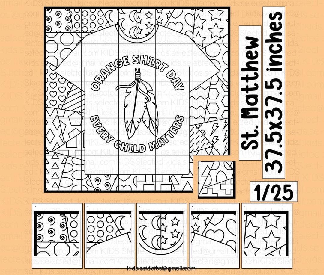 Orange Shirt Day Bulletin Board Every Child Matters Coloring Pages ...