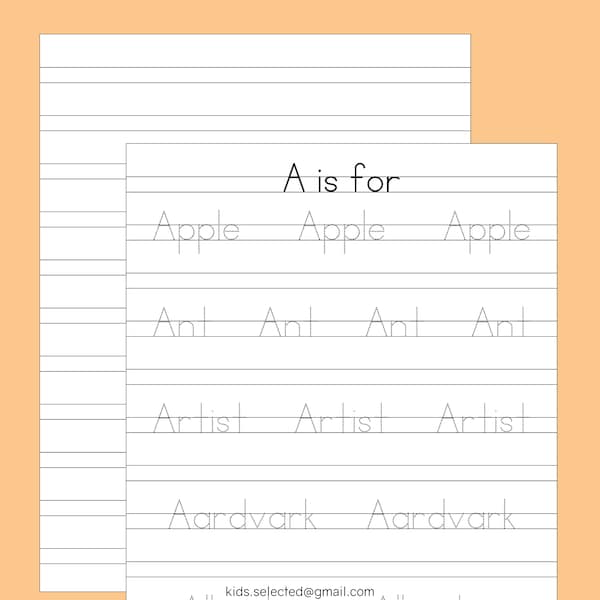 Handwriting Without Tears Alphabet - Etsy