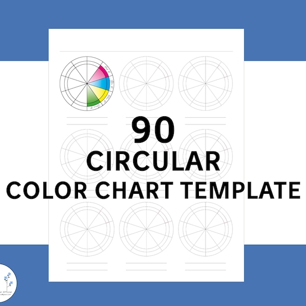 Circular Calendar Template - Etsy