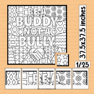 Be a Buddy Not a Bully Poster - Etsy