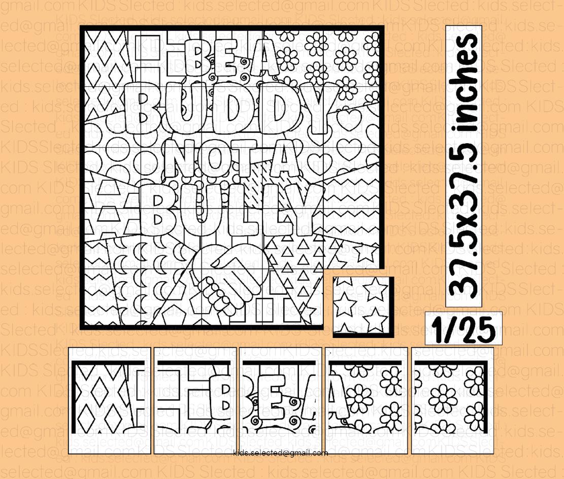 Anti Bullying Poster Pink Shirt Day Bulletin Board Math Be a Buddy Not ...