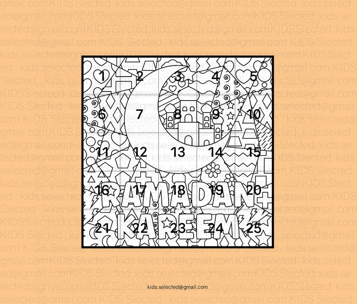 Ramadan Bulletin Board Kareem Coloring Pages Activities Door Decor Pop ...