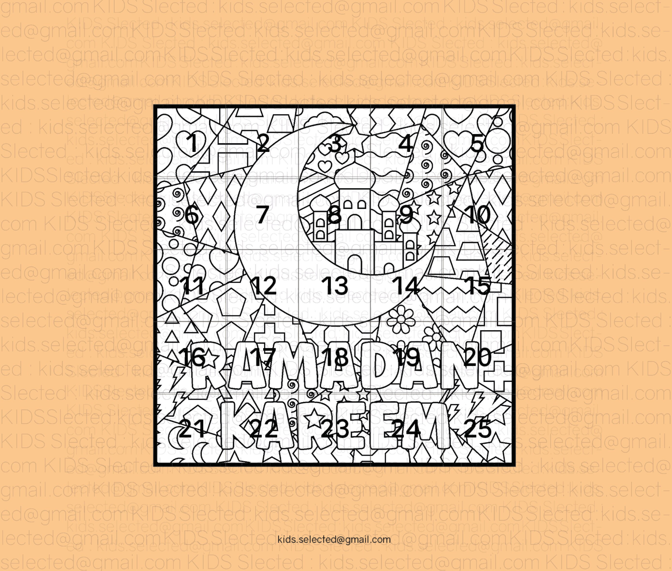 Ramadan Bulletin Board Kareem Coloring Pages Activities Door Decor Pop ...