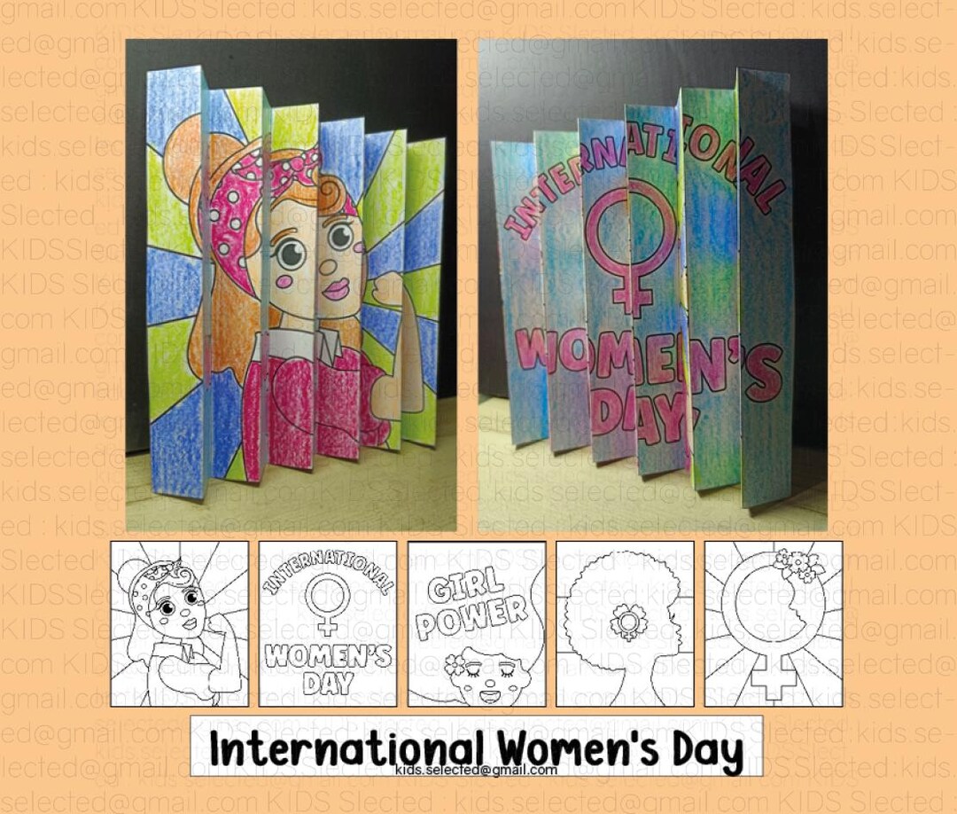 International Women's Day Craft Agamograph Art Activities Bulletin ...