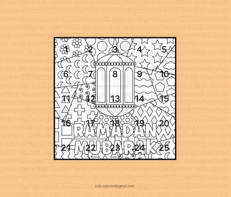 Ramadan Bulletin Board Lantern Coloring Pages Activities Door Decor Pop ...