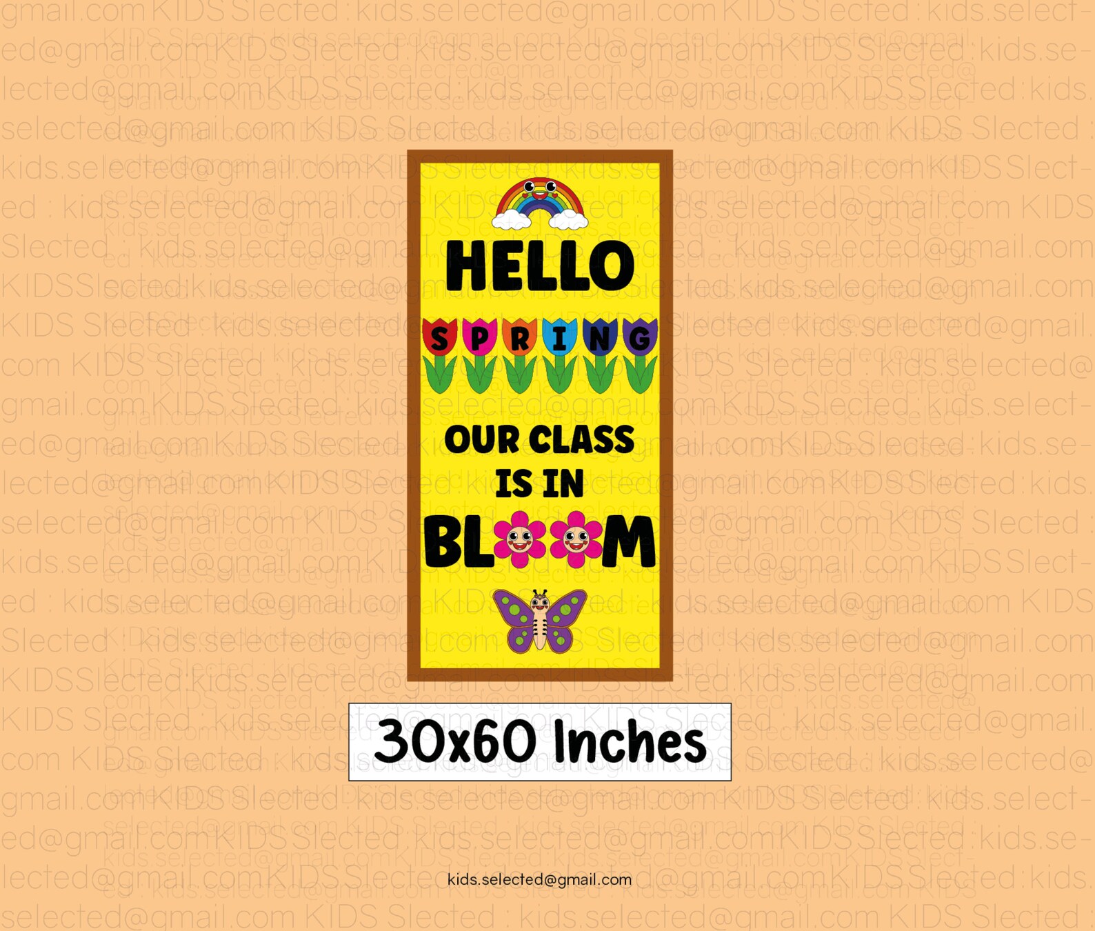 Spring Bulletin Board Flower Coloring Pages Activities Rainbow ...