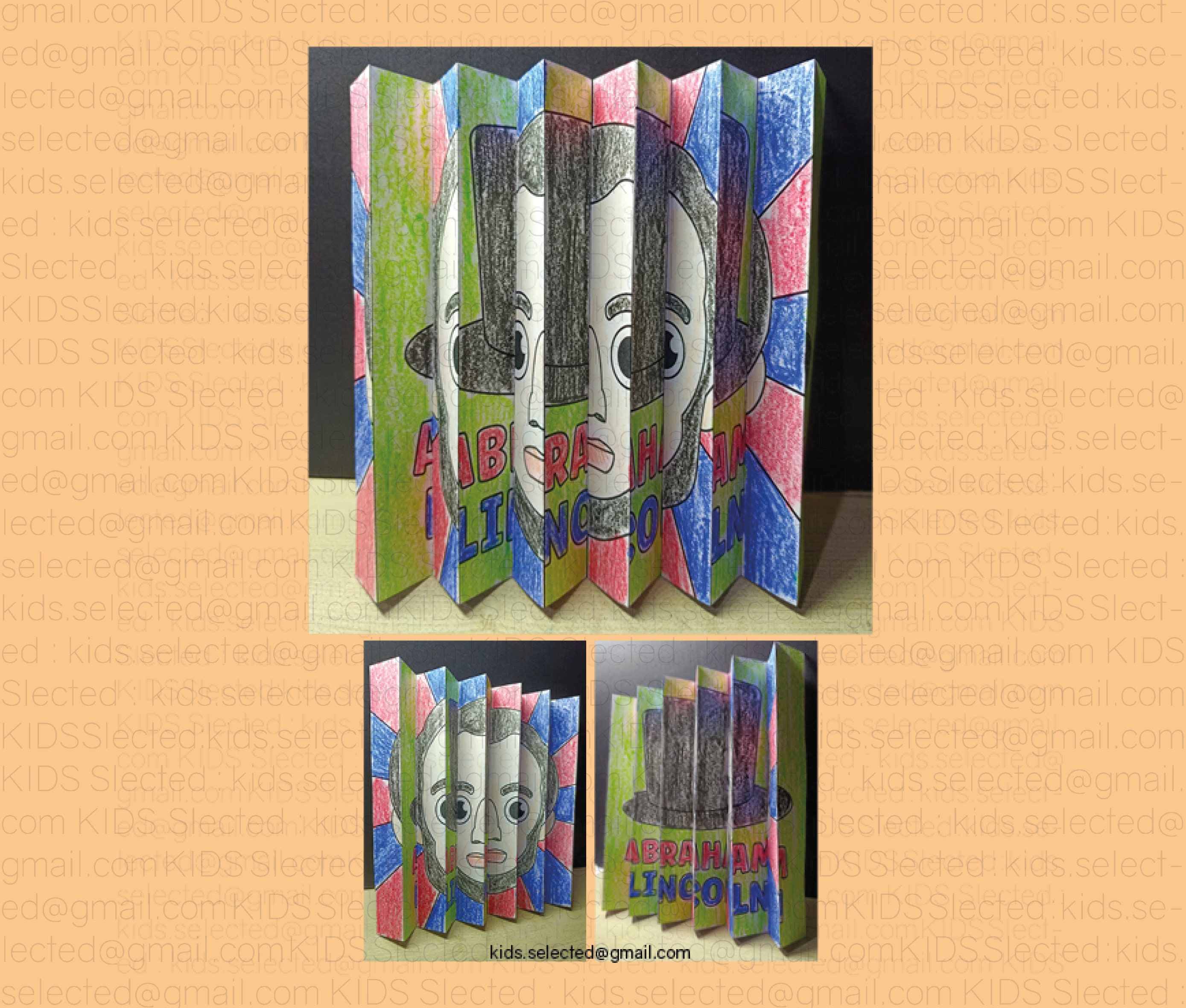 Presidents Day Craft Bulletin Board Coloring Pages Abraham Lincoln ...