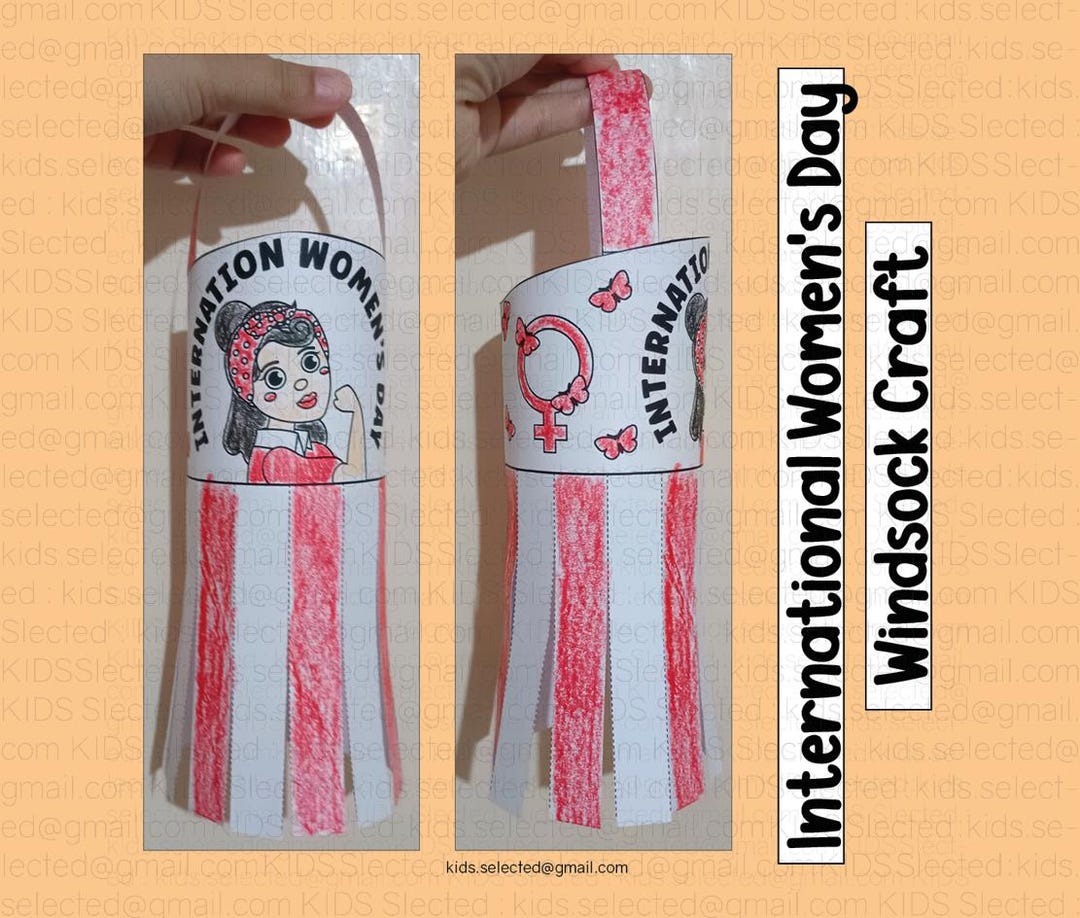 International Women's Day Craft Windsock Hanging Projects Bulletin ...