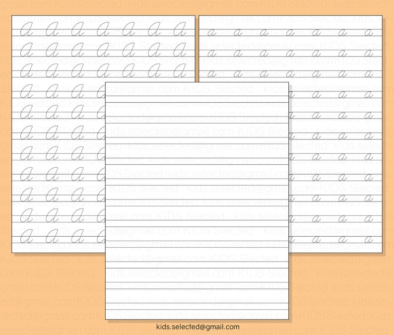 Cursive Handwriting Without Tears Letter Formation A-Z Printable ...