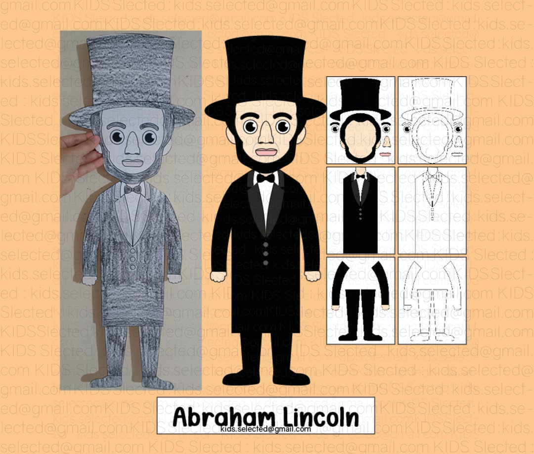 Presidents Day Craft Bulletin Board Abraham Lincoln Activities Coloring ...