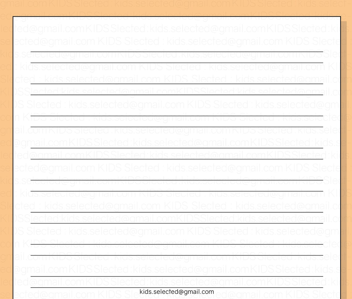 Handwriting Without Tears Paper Printable Instant Download Digital