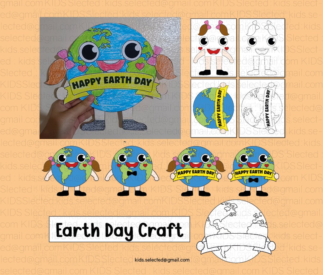 Earth Day Craft Bulletin Board Writing Activities Coloring Pages ...