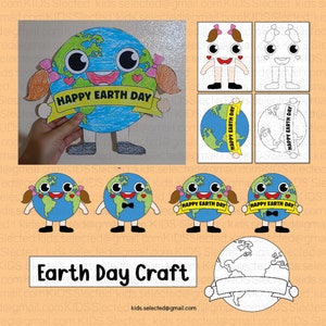 Earth Day Craft Bulletin Board Writing Activities Coloring Pages ...