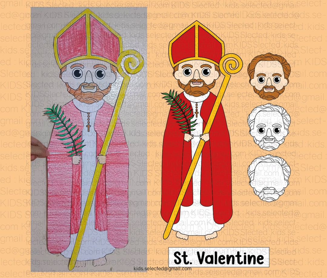 Saint Valentine Craft Catholic Bulletin Board Patron Saint of Love ...