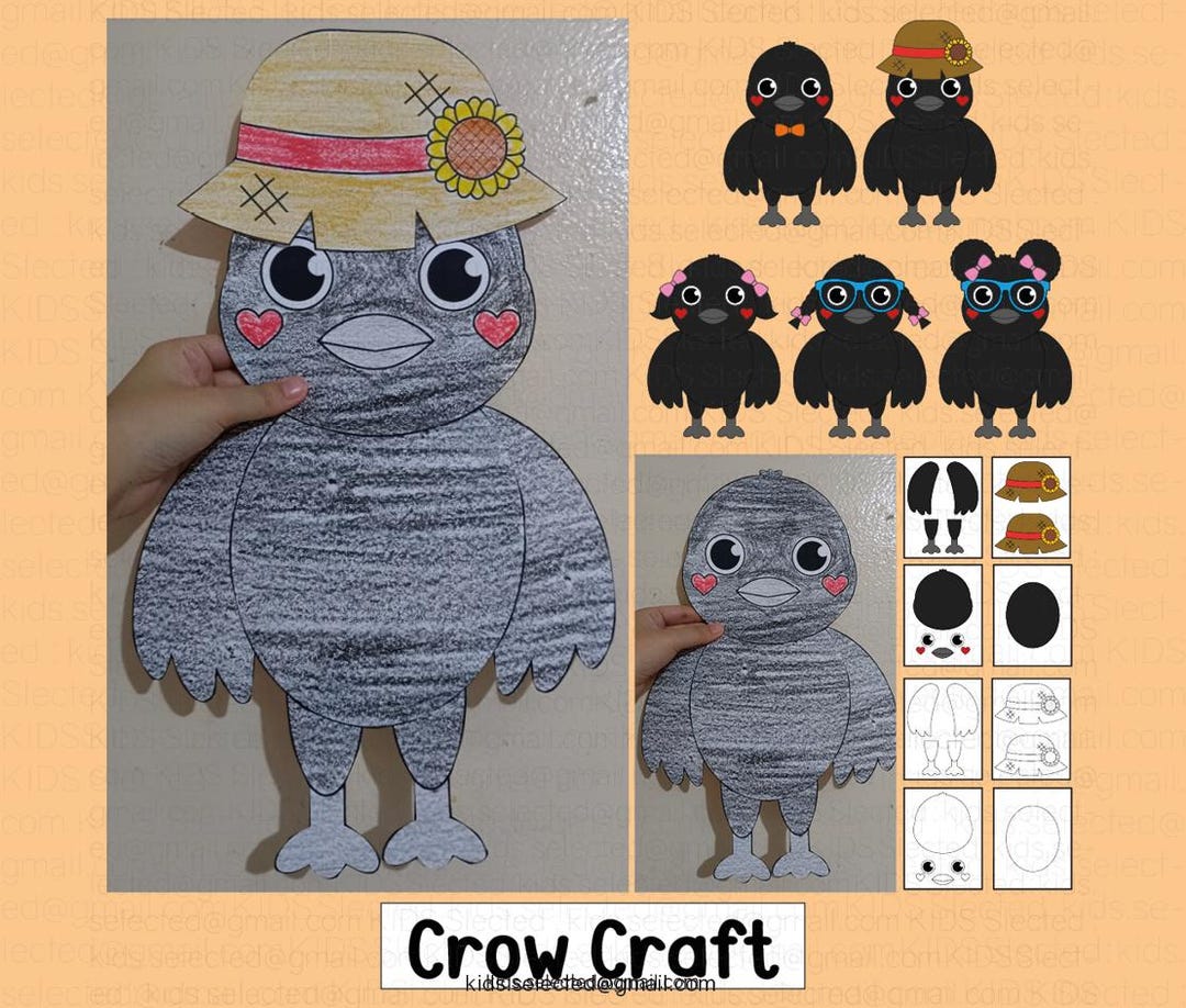 Crow Craft Fall Bulletin Board First Day of Fall Coloring Pages ...