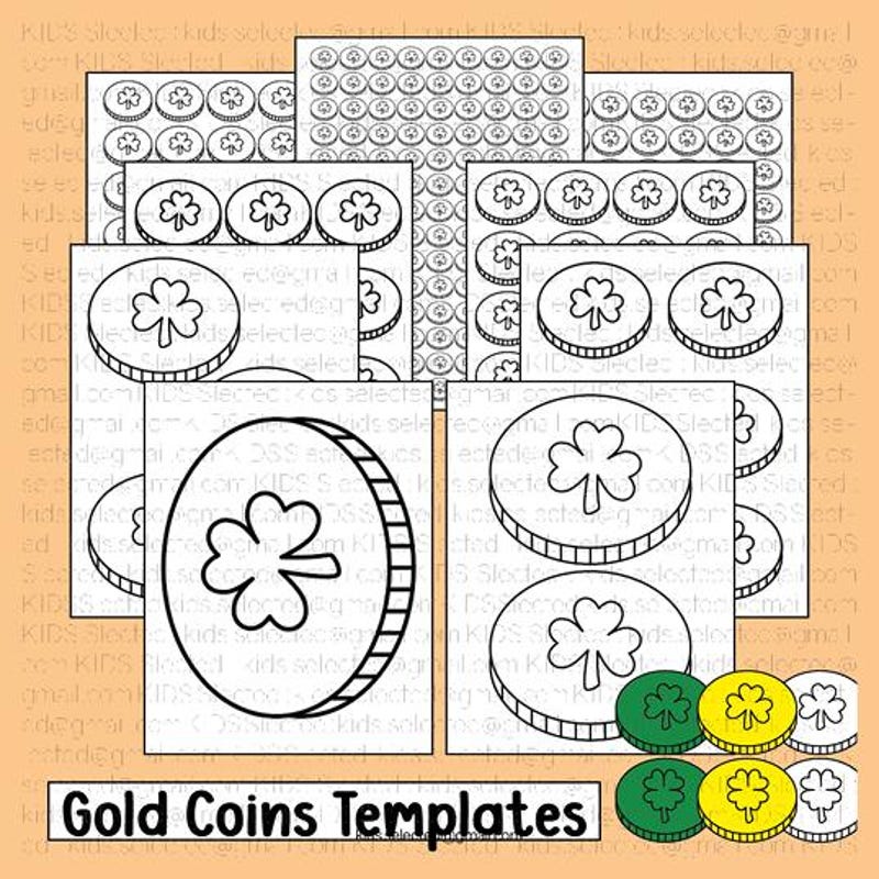 Gold Coin Printables - Etsy