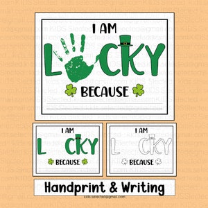 St Patricks Day Handprint Bulletin Board Craft Coloring Pages Writing ...