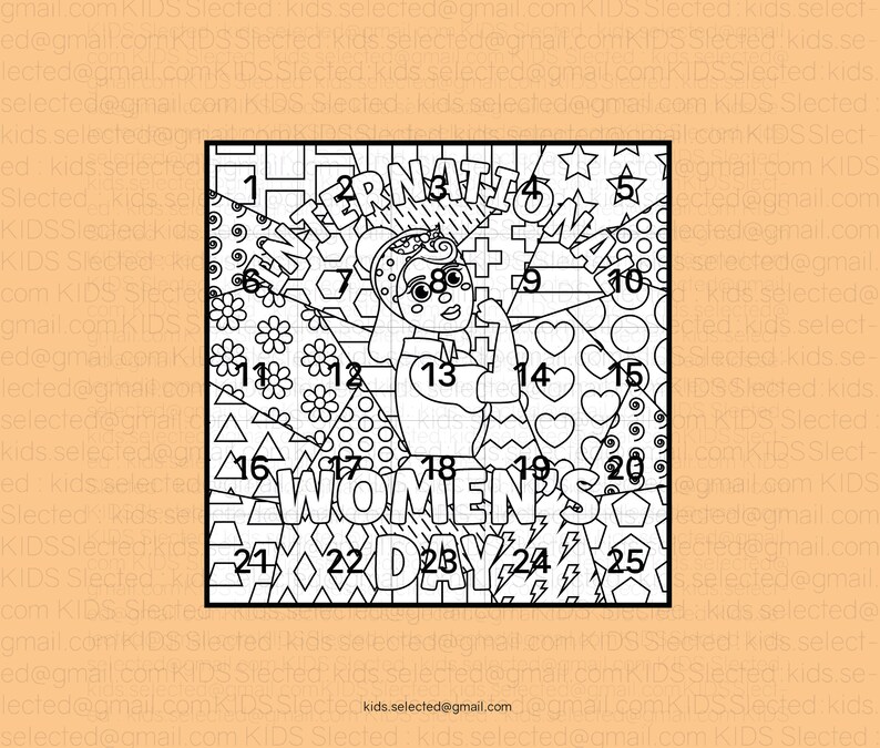 Women's Day Bulletin Board Coloring Pages Activities Decor Pop Art Math ...