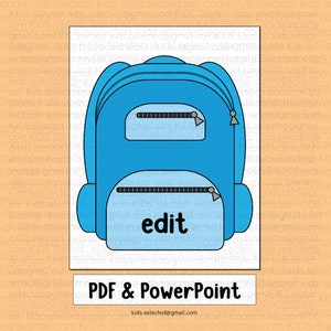 Editable Name Tags for Kids Printable Student Desk Name Plate Label ...