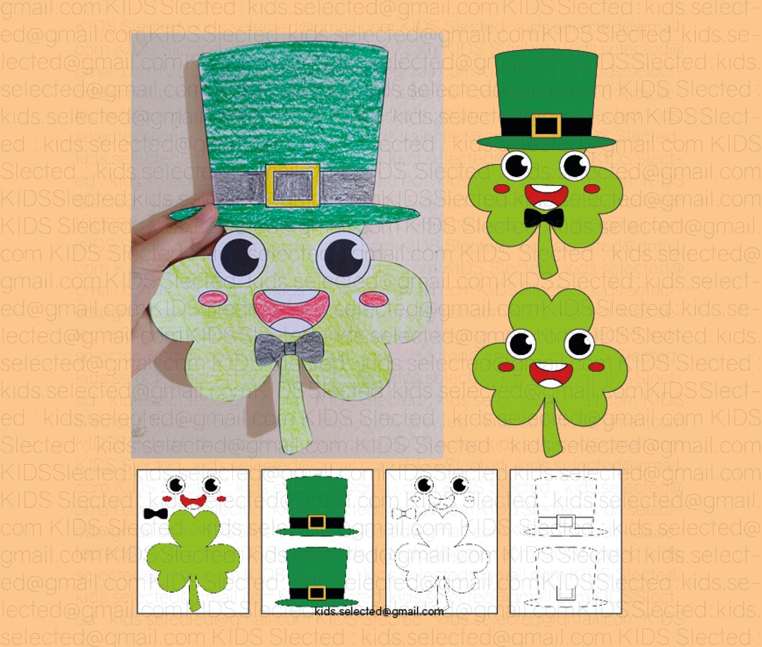 St Patricks Day Bulletin Board Shamrock Craft Clover Activities ...